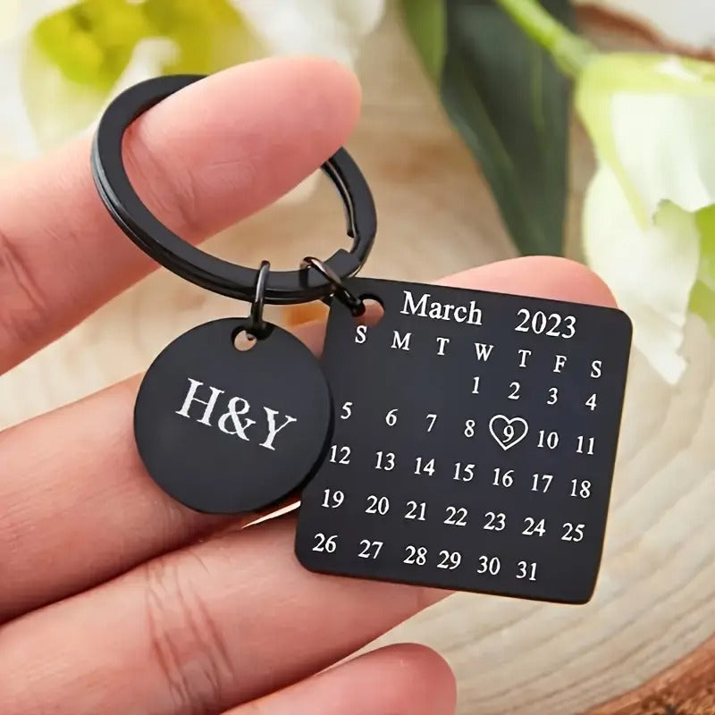 Customized Calendar Keychain with Date – Theprintingsolutions